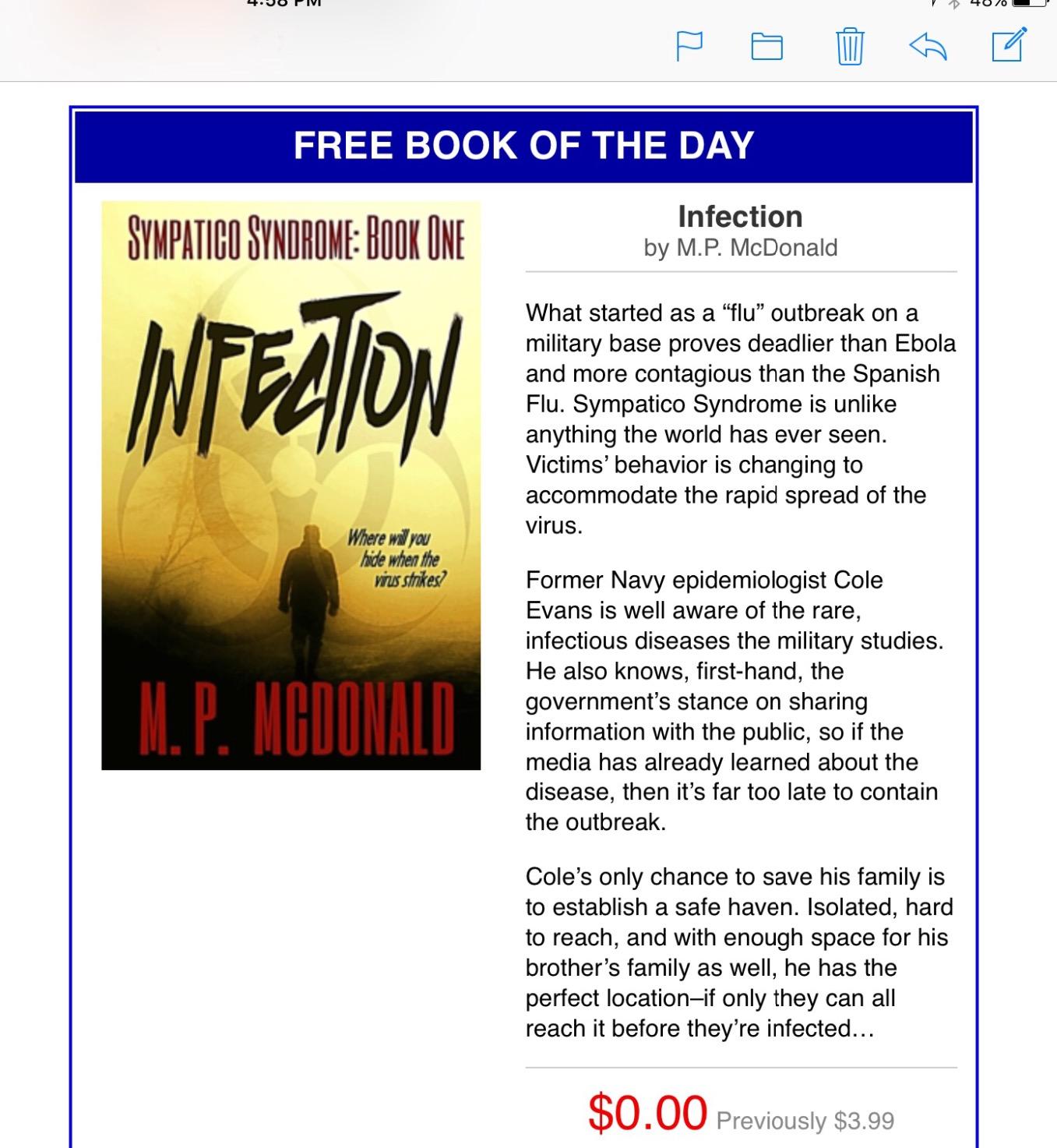 Amazon.com: Infection: A Post-Apocalyptic Survival Novel (Sympatico Syndrome Book 1) eBook ...