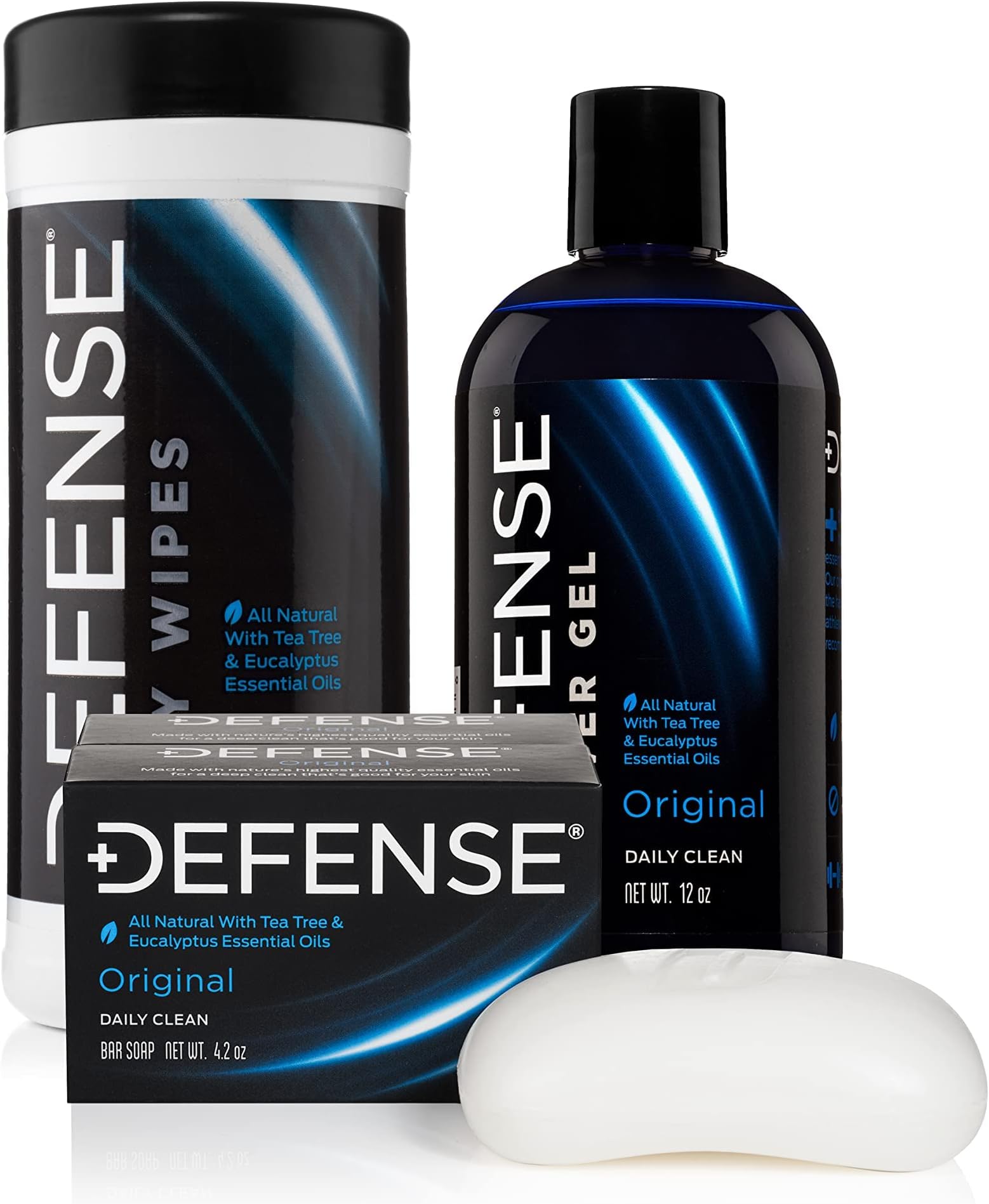 Amazon.com : Defense Soap 4 Oz Bar (Pack of 2), Body Wash 12 oz, Body ...
