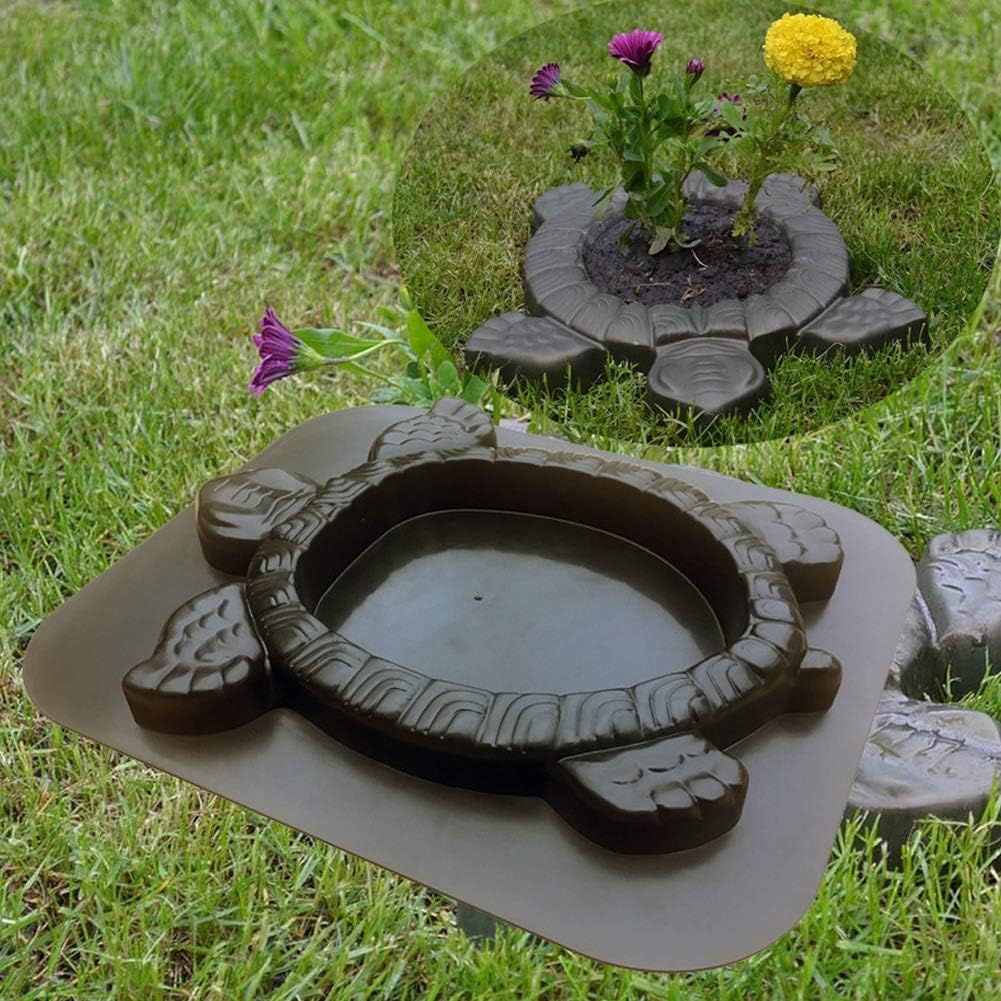 Amazon.com: Concrete Cement Mold, Garden Stepping Stone Mold Cement ...
