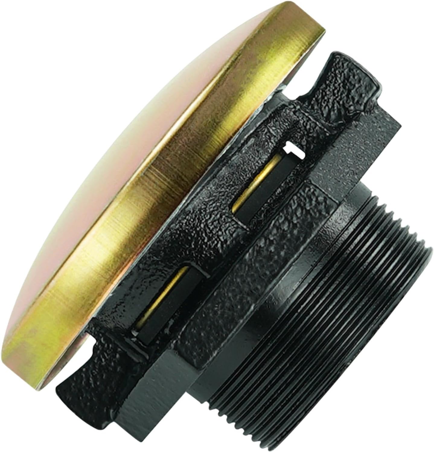 HEMRUNK Gold Transfer Tank Vented Fuel Cap with 2" NPT Base for Diesel ...