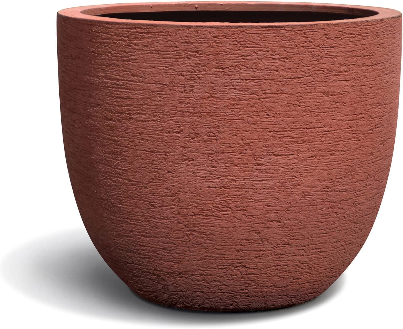 ESCHBACH® Pflanzkübel Egg Pot 40 Rosso Rot Rund * 36 x 36 x 31 cm * 10 ...