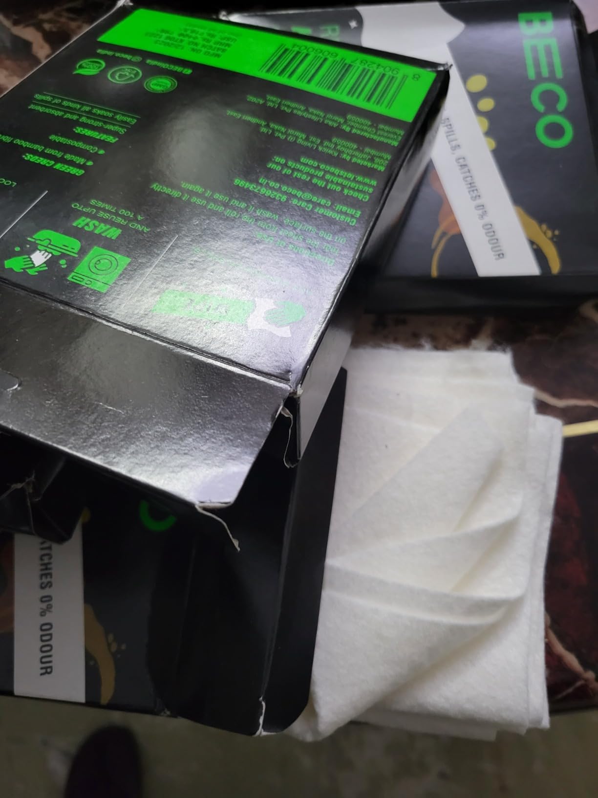 Beco Bamboo Kitchen Towels, 6 sheets Reusable upto 600 times, 100% ...