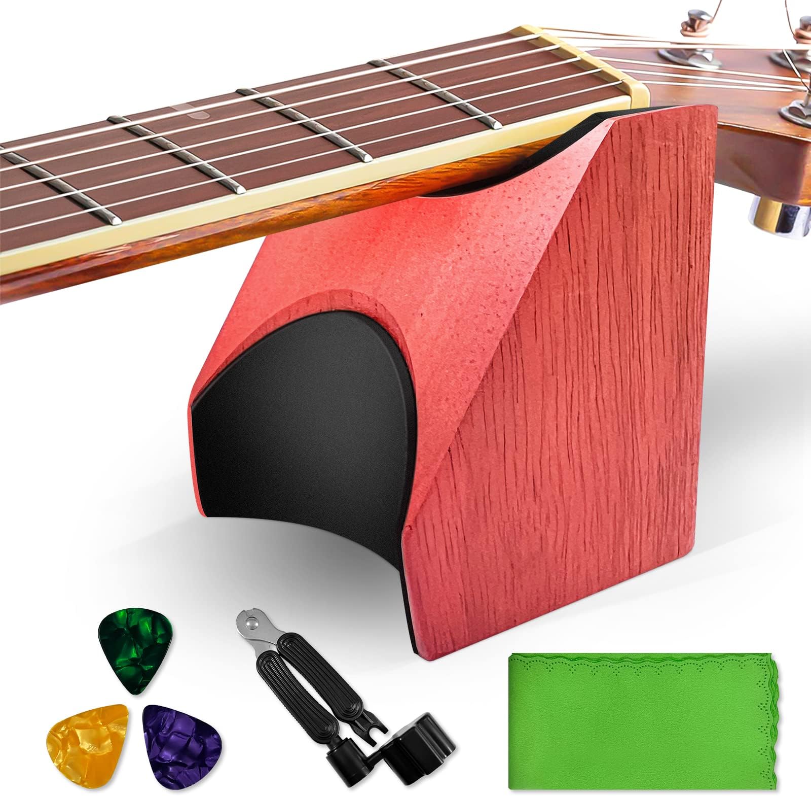 Amazon.com: Guitar Neck Rest Guitar Neck Cradle Support Pillow String ...
