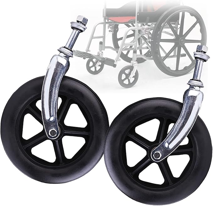 Amazon.com: YAXANSIH Wheelchair Caster Assembly, 6,7,8 Inch Wheelchair ...