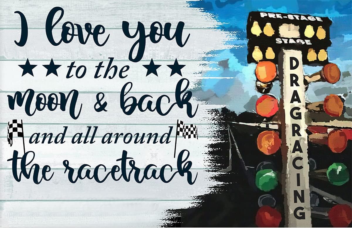 Amazon.com : Metal Tin Signs Drag Racing Corrugated Pub Bar Poster ...