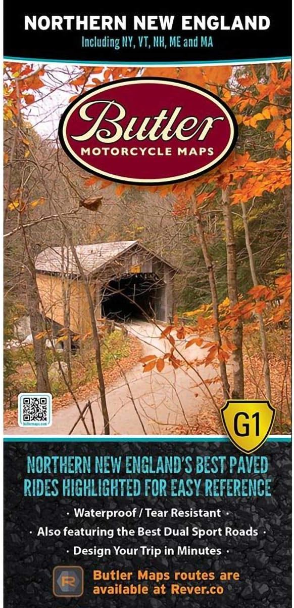 Amazon.com: Butler Maps G1 Regional Maps (Northern New England ...