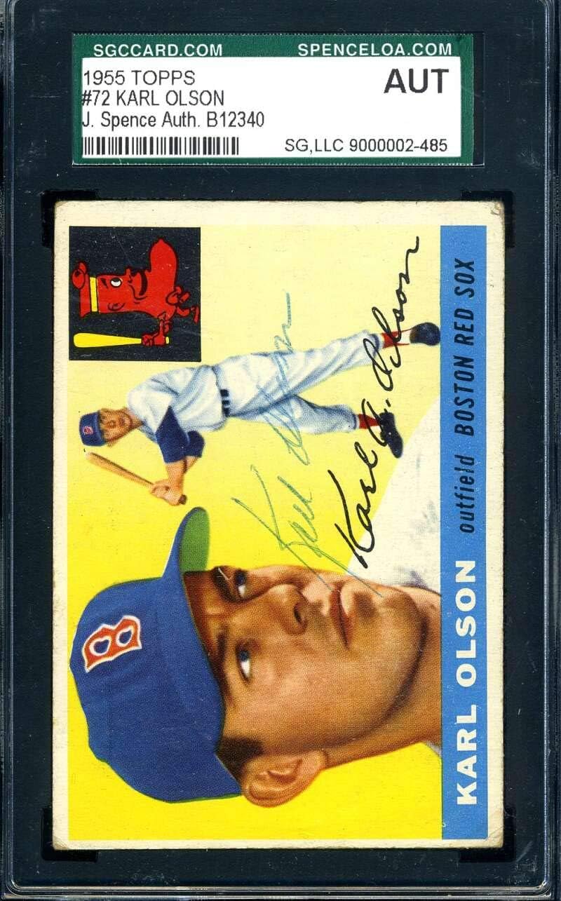 Karl Olson JSA Coa Autograph 1953 Topps Hand Signed at Amazon's Sports ...