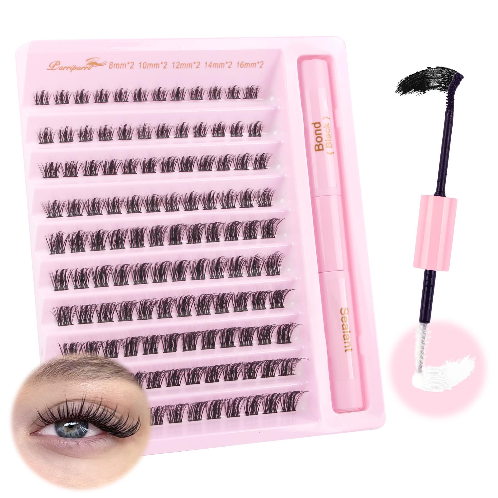 Parriparri Wimpern Extensions 120pcs Individual Lash Extension Set With ...