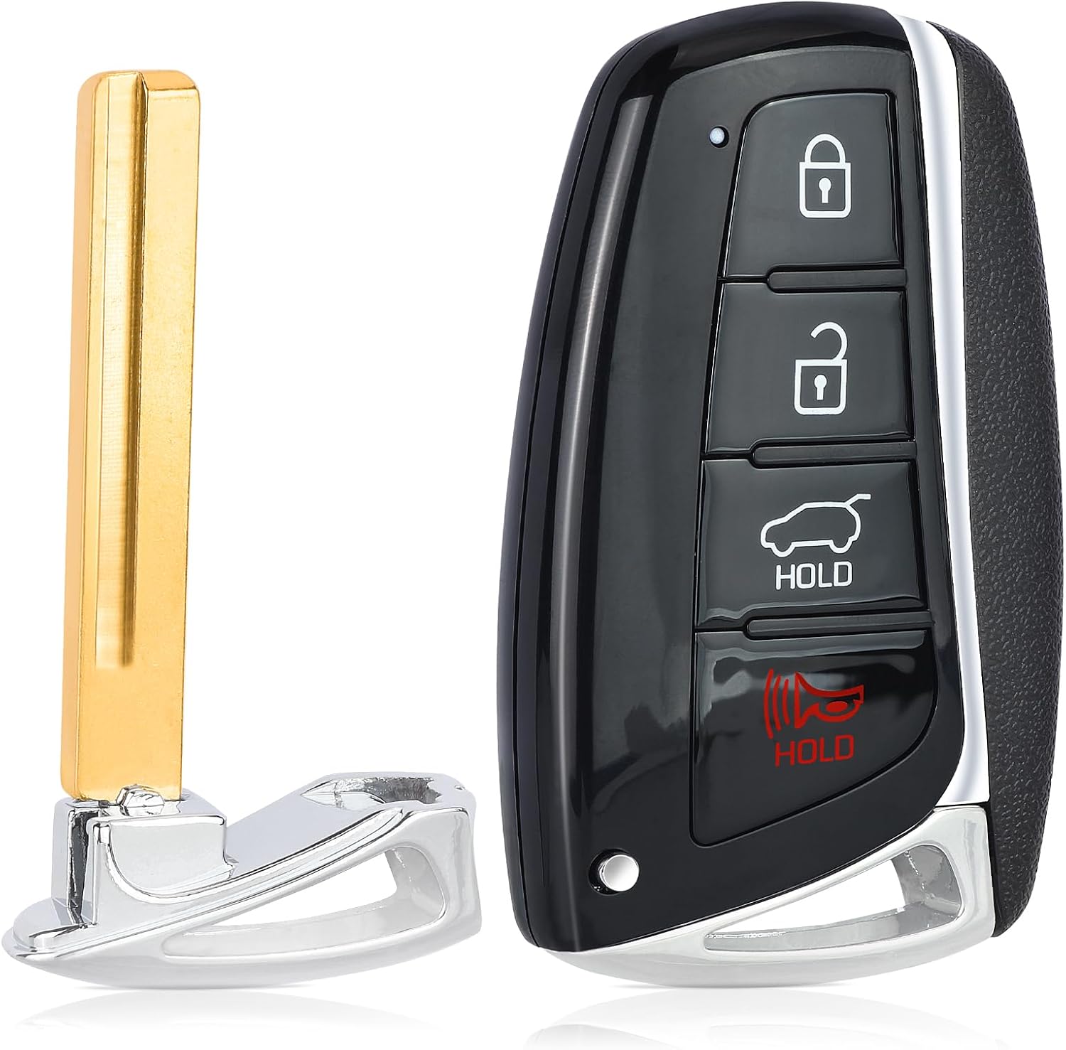 Amazon.com: Keyecu Replacement Smart Remote Car Key Fob for Hyundai ...