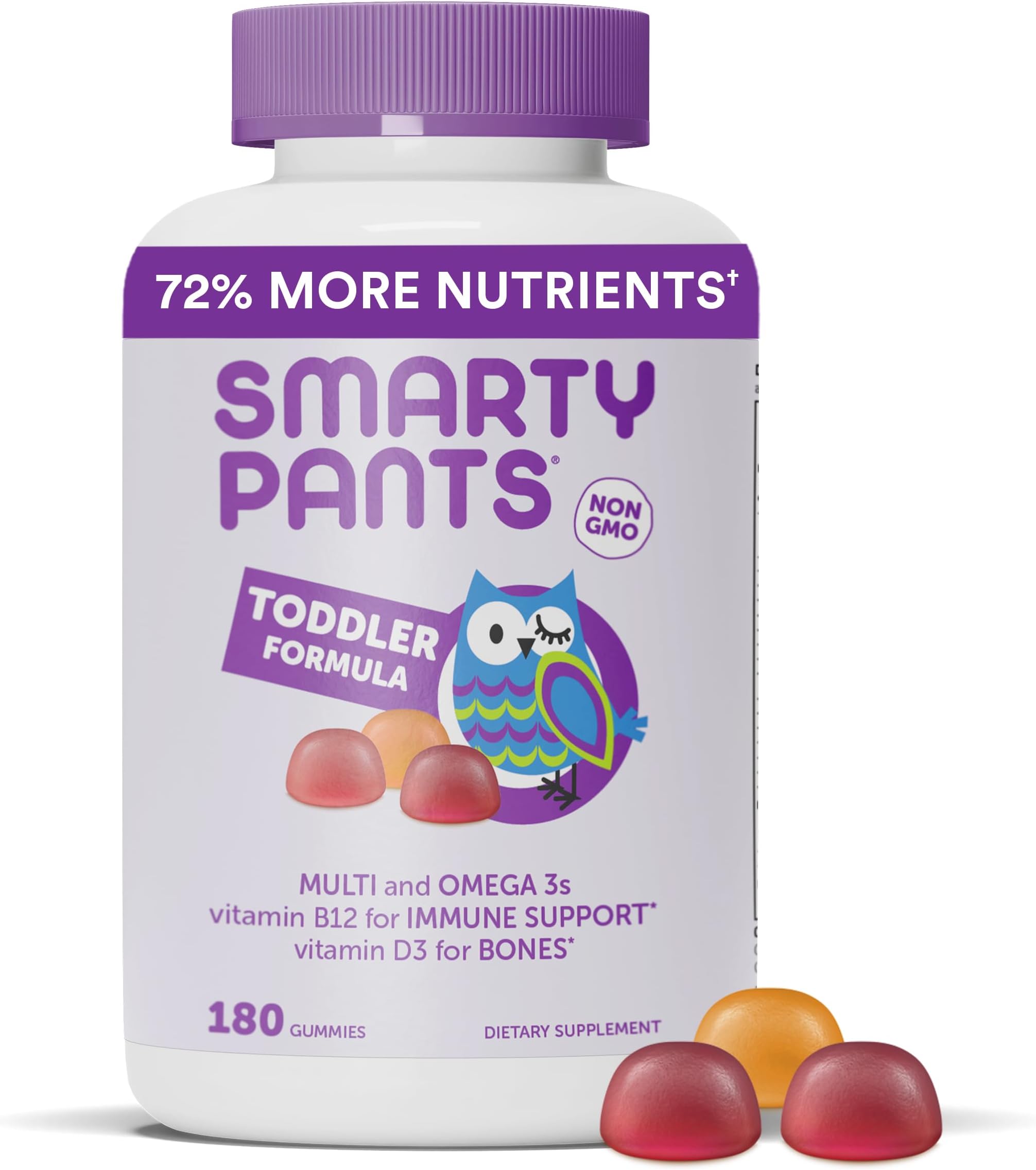 Amazon.com: SmartyPants Toddler Multivitamin Gummies: Omega 3 Fish Oil ...