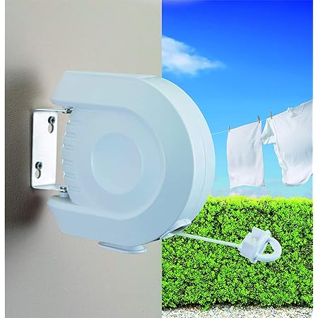 Aspire Decor Retractable Washing Line Outdoor - Clothes Lines Wall ...