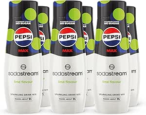 Flavours Pepsi Max Lime Sparkling Drink Mix, Soda & Fizzy Drink Maker ...