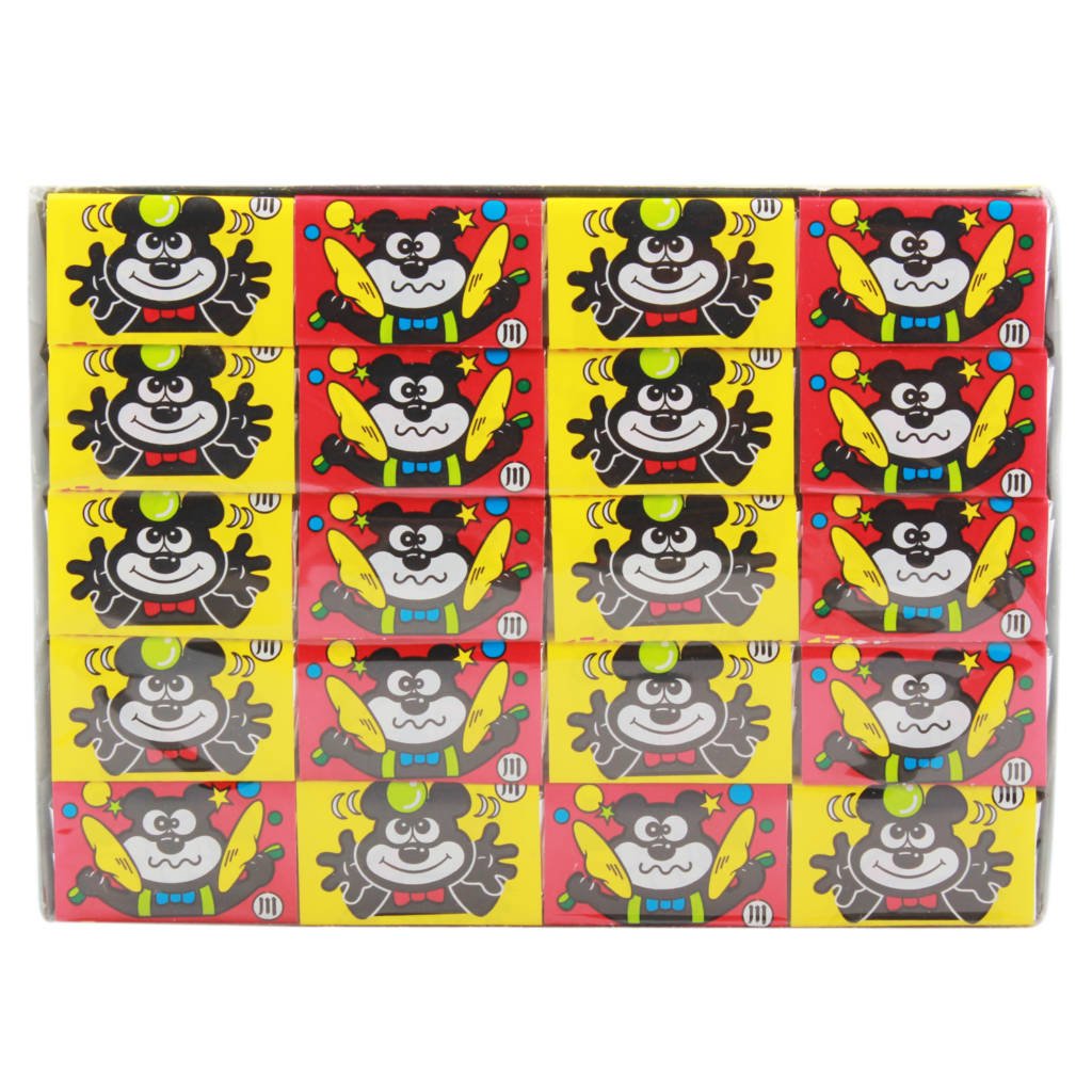 Amazon.com : Marukawa 1 Fusen Chewing Bubble Gum, Strawberry, 60 Pcs ...