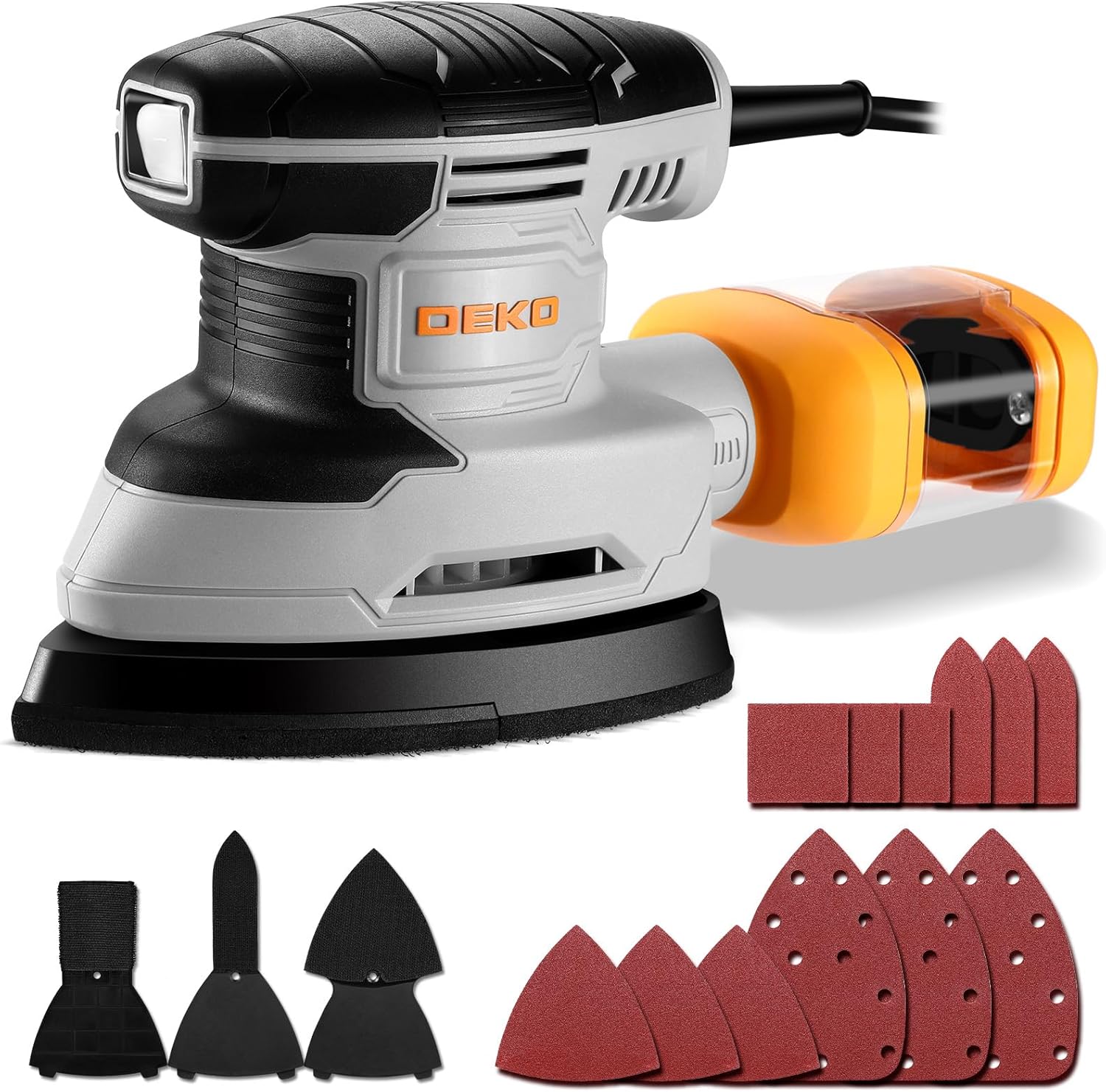 Detail Sander: DEKOPRO Multi-Function Mouse Sander Electric Sander Tool ...