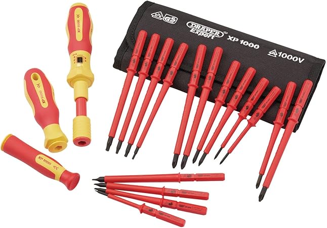 Draper XP1000 19 Piece Torque Screwdriver Set - VDE Dual Insulated ...
