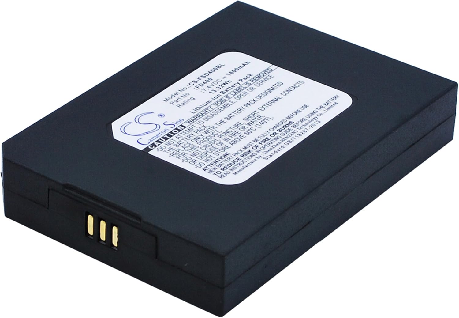 Amazon.com: Estry 1800mAh Battery Replacement for FirstData FD400TI FD ...