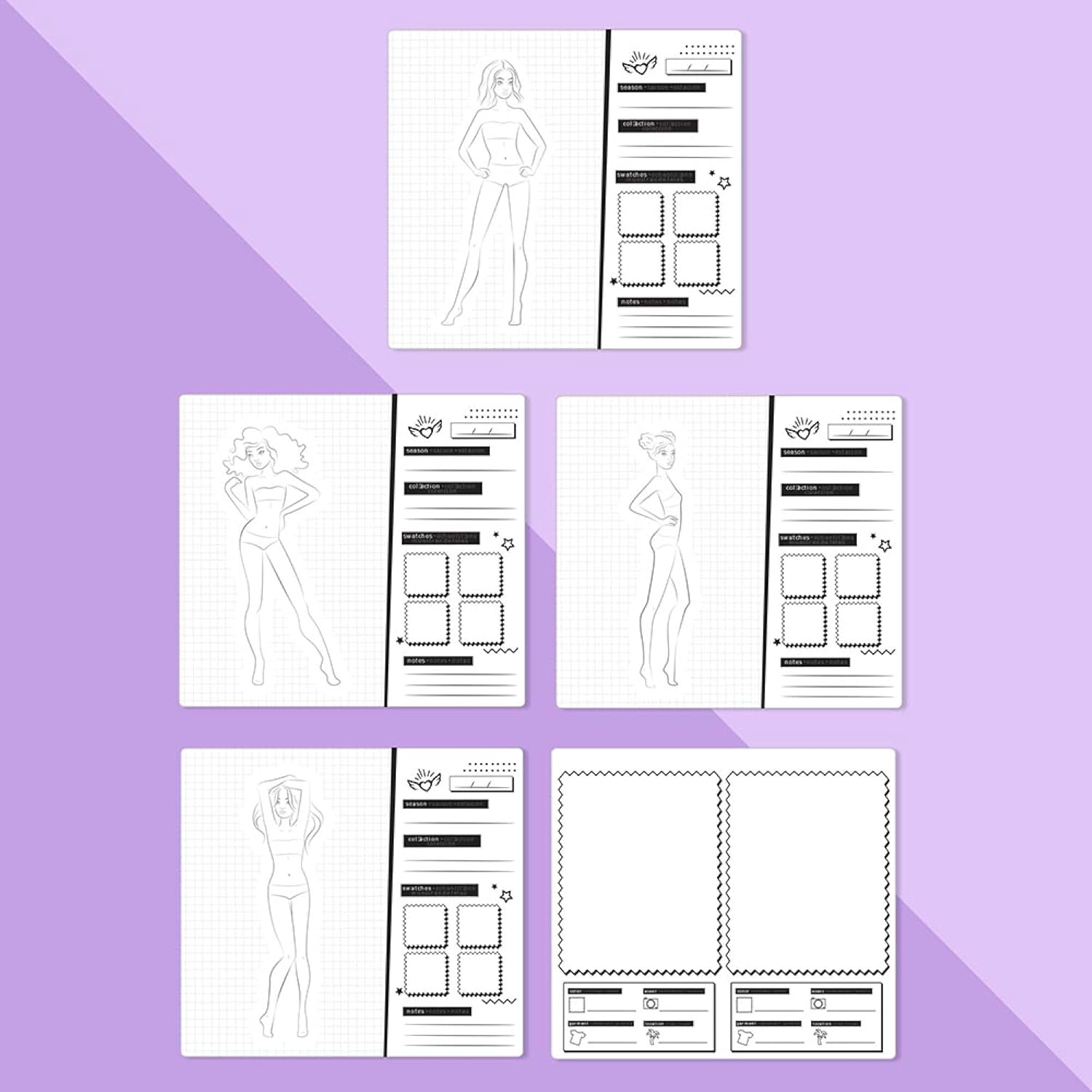 Fashion Angels Fashion Runway Design Portfolio Book, Nepal | Ubuy