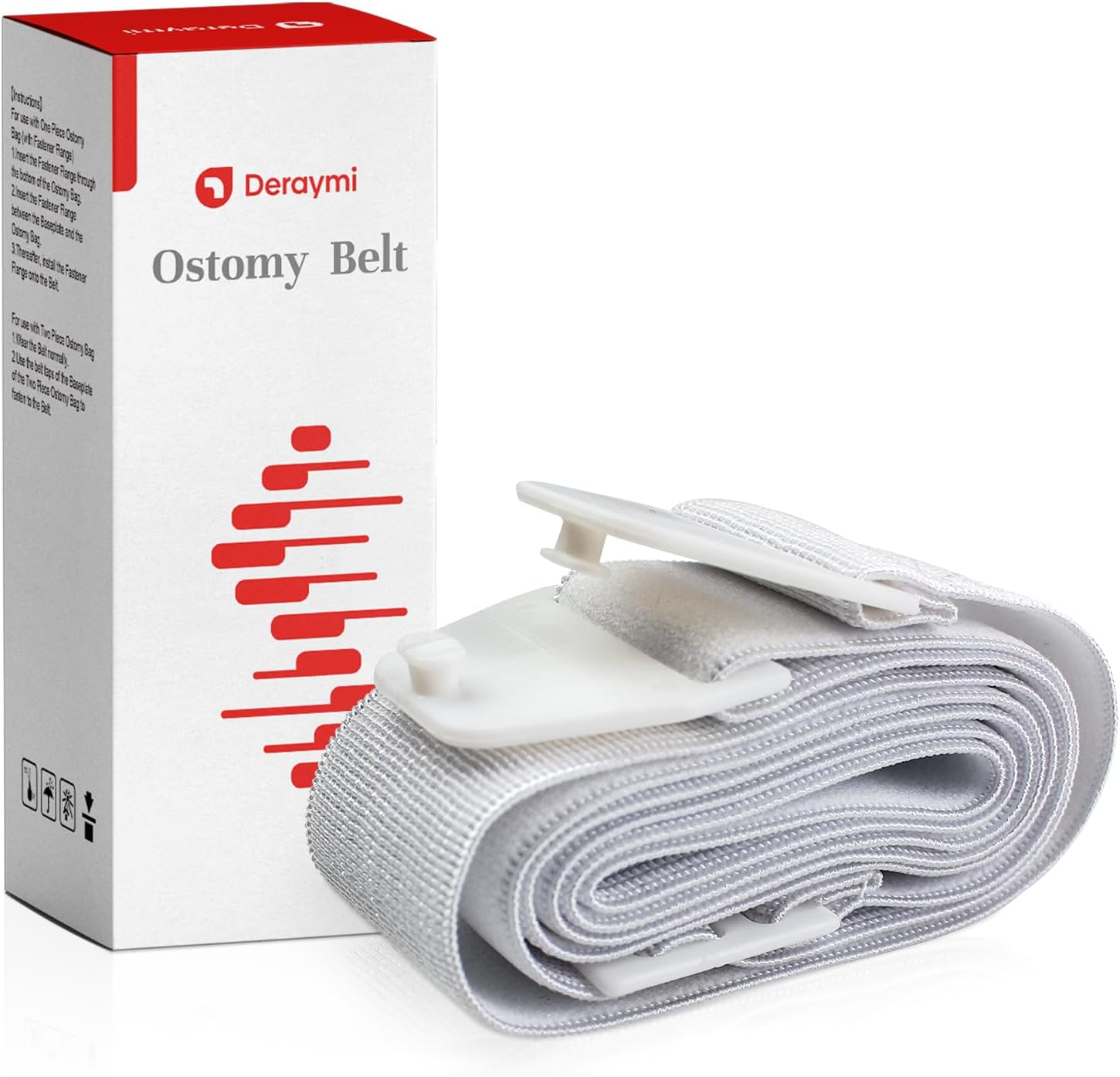 Amazon.com: DERAYMI Adjustable Ostomy Belt, Securely Holds Ostomy Pouch ...