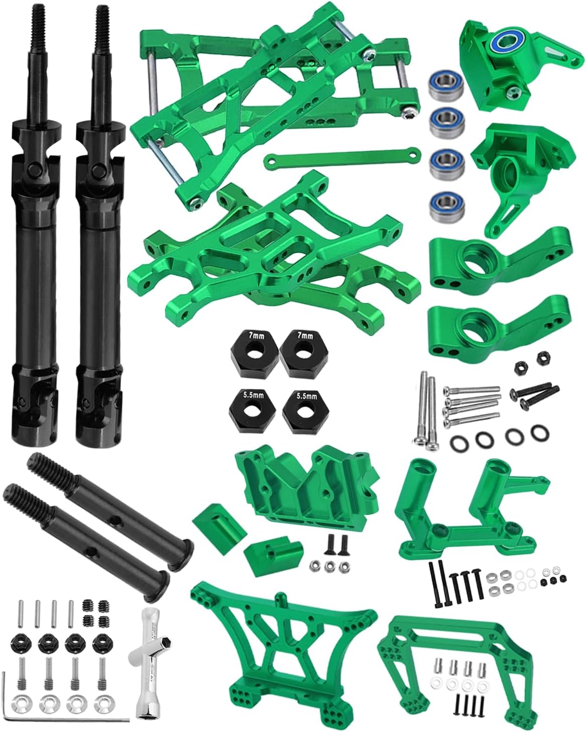 Amazon.com: Rcarmumb Upgrades Part for 1/10 Rustler 2wd VXL, Drive ...