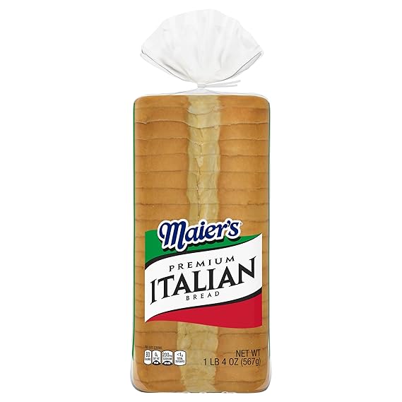 Amazon.com: Maier's Premium Italian Bread, Bread with No High Fructose ...