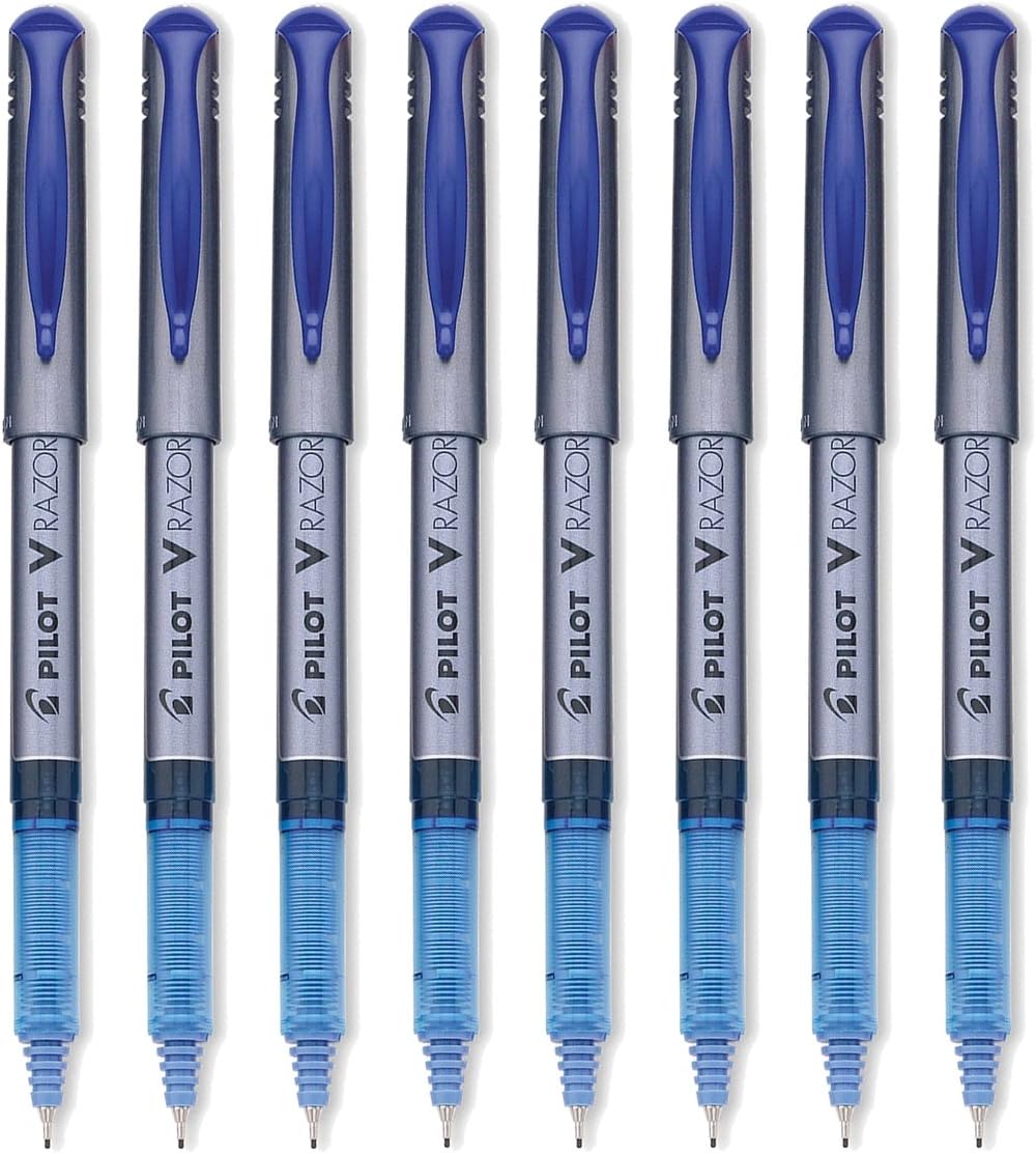 Amazon.com : Pilot V Razor Point Liquid Ink Marker Pen Extra Fine Point ...