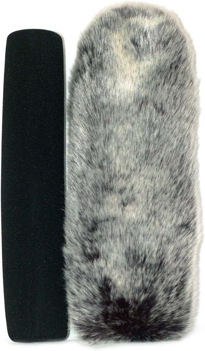 Amazon.com: 24cm Furry Fur MIC Windshield Windscreen Compatible for ...