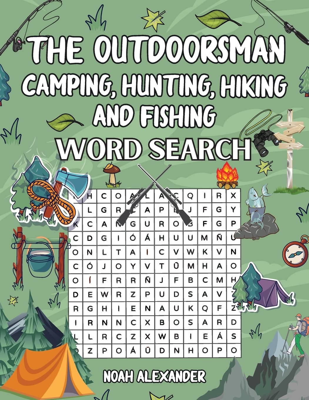 Amazon.com: The Outdoorsman Camping, Hunting and Hiking Word Search ...