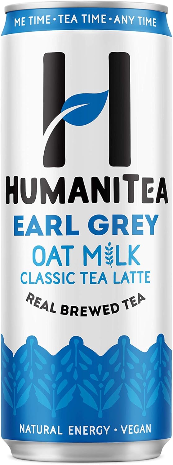 HumaniTea Earl Grey Oat Milk Classic Tea Latte, 250ml (Pack of 12 ...