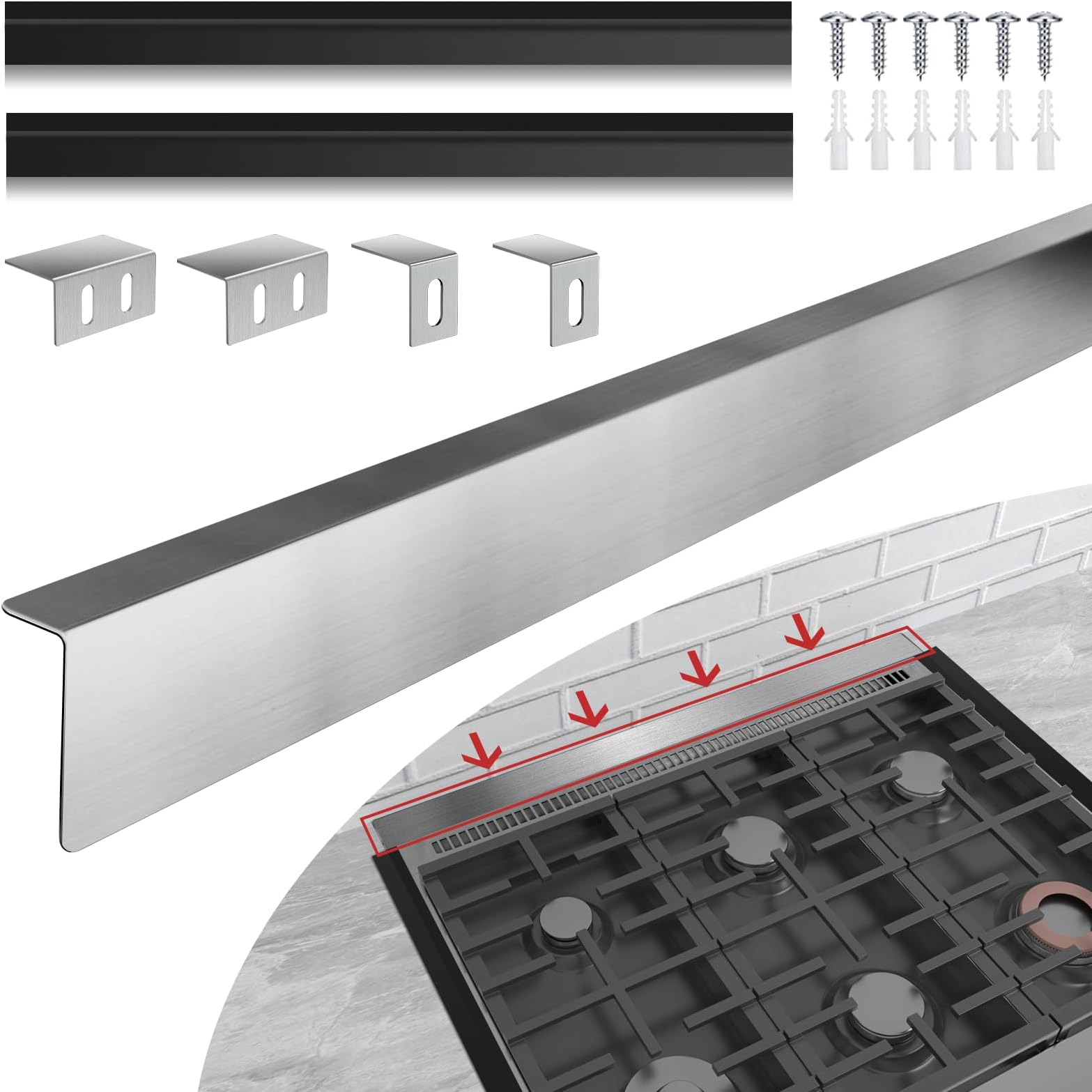 Amazon.com: 30" Slide-in Range Rear Filler Kit,Range Gap Filler ...