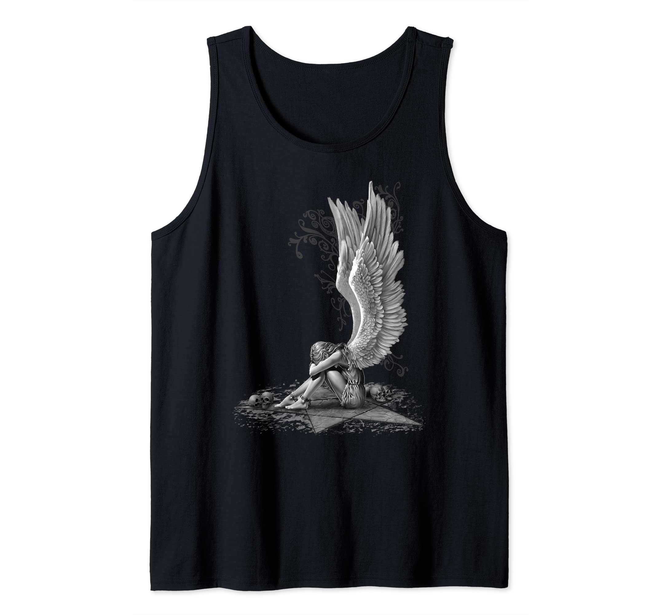 Amazon.com: Spiral Original - Enslaved Angel - Gothic Angel Tank Top ...
