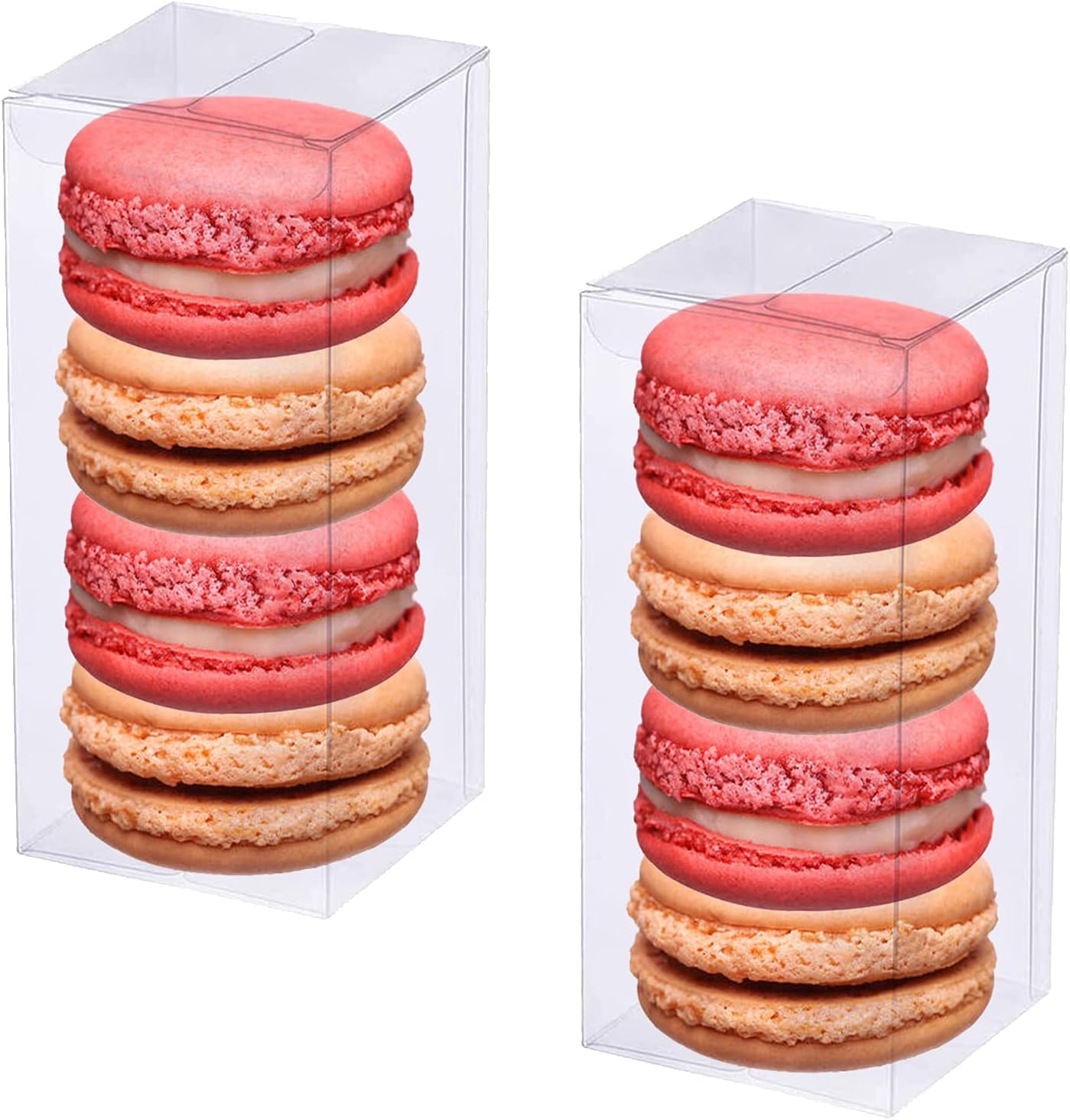 Amazon.com: 30 Pack 2" x 2" x 6" PET Plastic Favor Boxes, Clear Candy ...