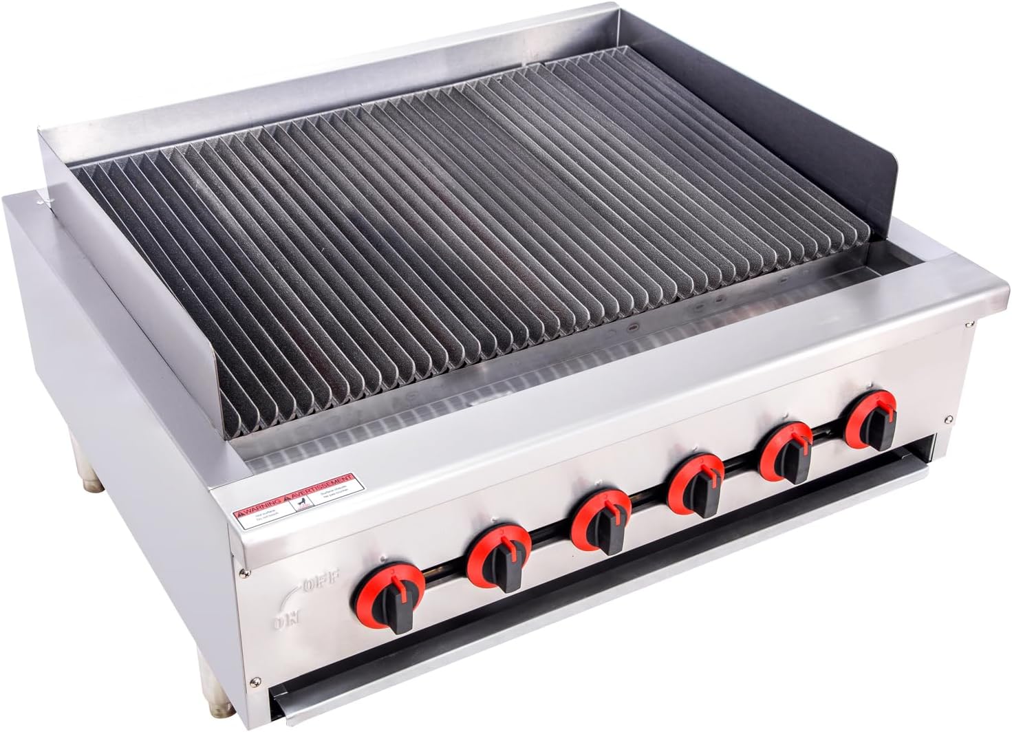 Amazon.com : EASYROSE 36" Radiant Gas Charbroiler Commercial Gas Grill ...
