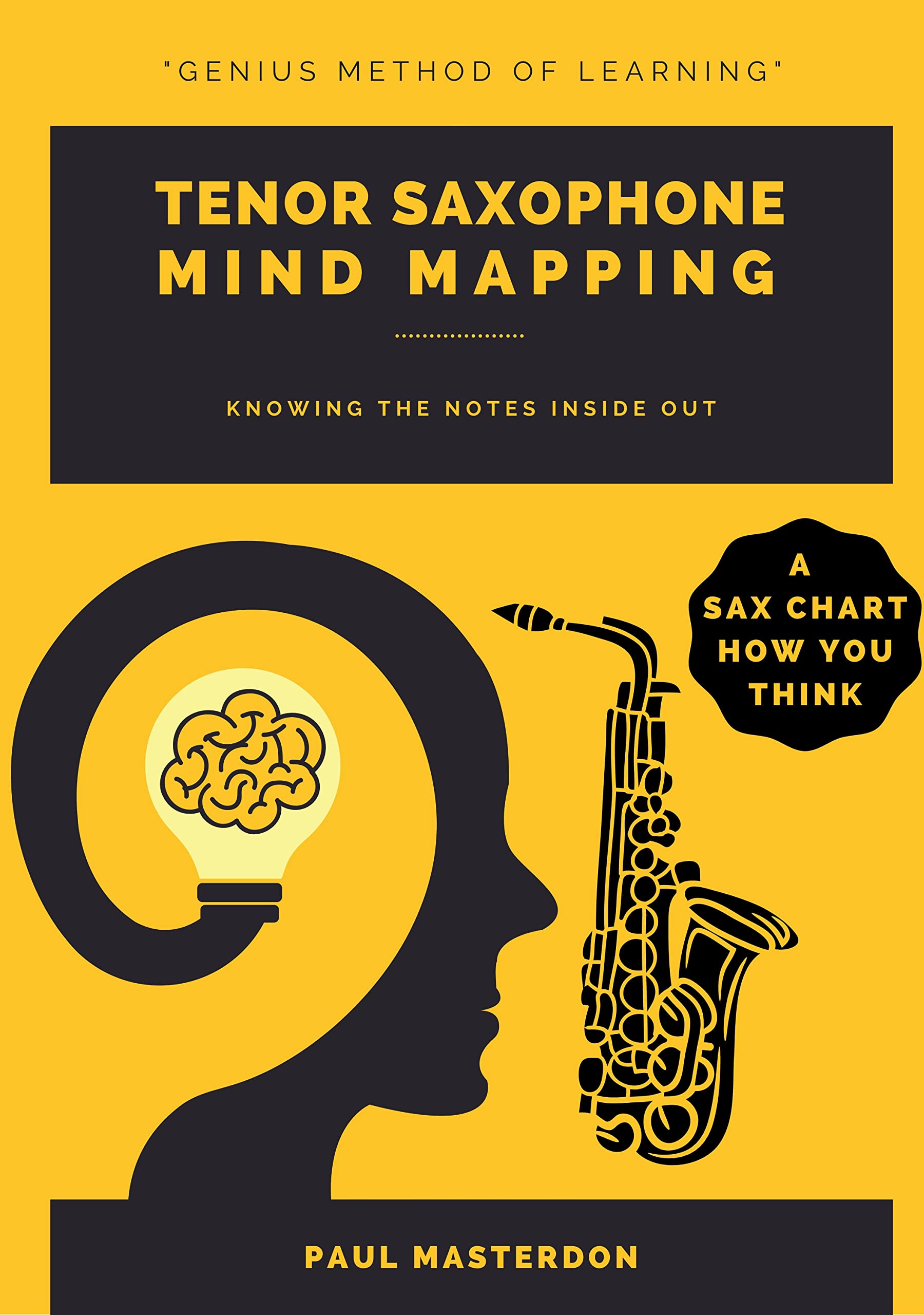 Buy Tenor Saxophone Mind ping: A Sax Fingering Chart How You Think (How ...