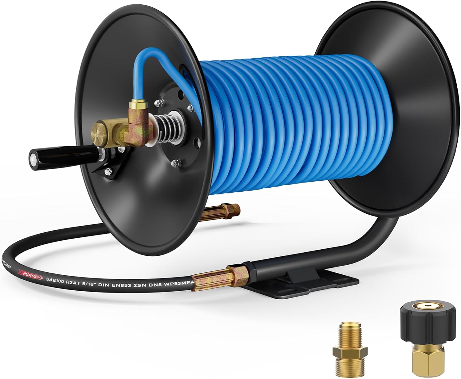 Amazon.com: 3/8“ Pressure Washer Hose Reel 100 ft, 4000 PSI High ...