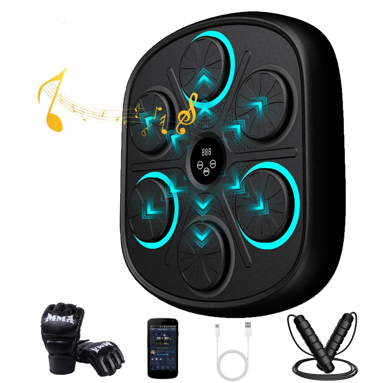 Li Fitness Music Boxing Machine Wall-Mounted Punching Machine Musical ...