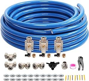 3/4"×100'&200'&300' Compressed Air Line Kit,HDPE-Aluminum-HDPE Piping ...