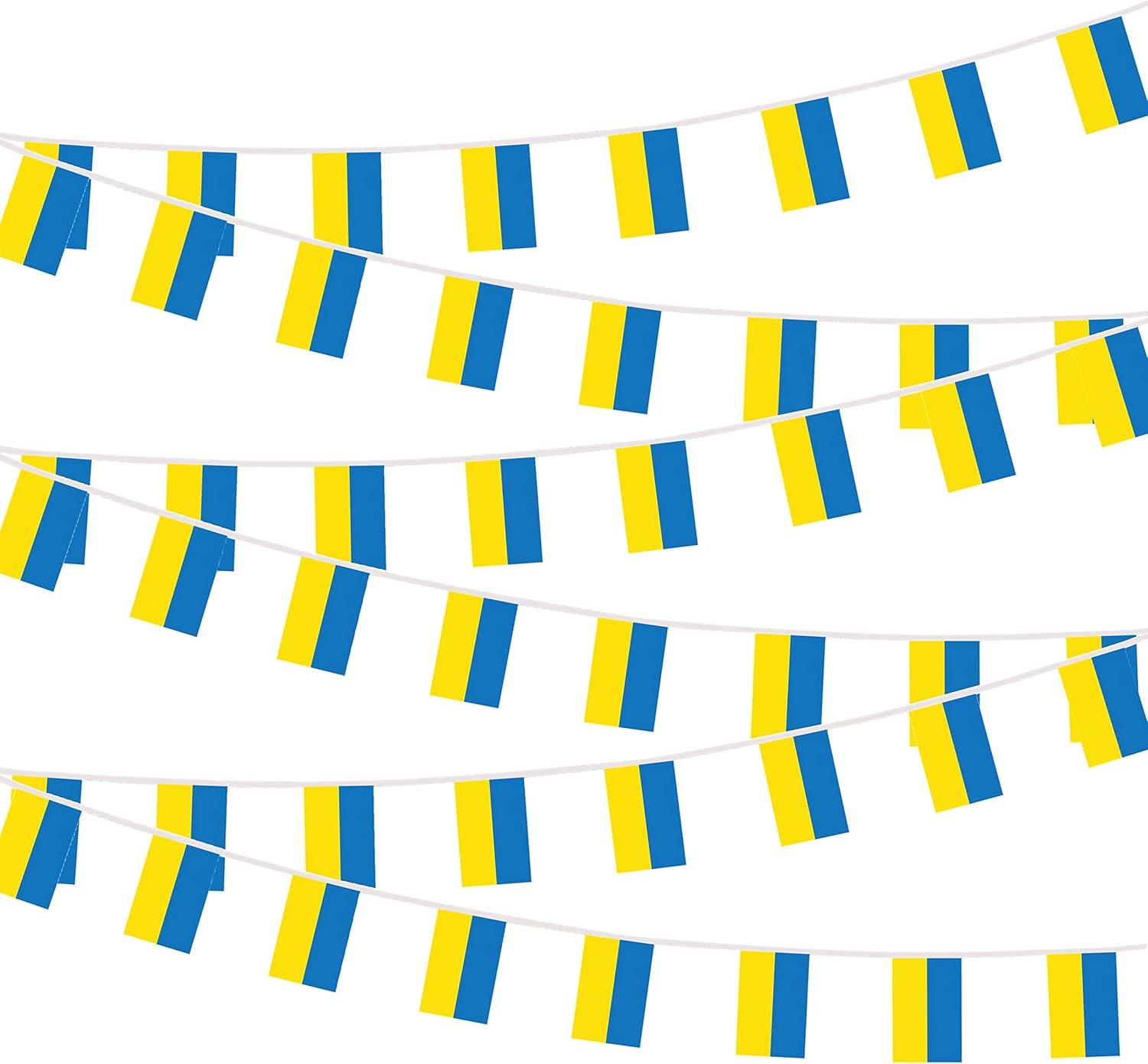 Amazon.com: Ukraine Ukrainian Small Mini String Banner Flags Miniature ...