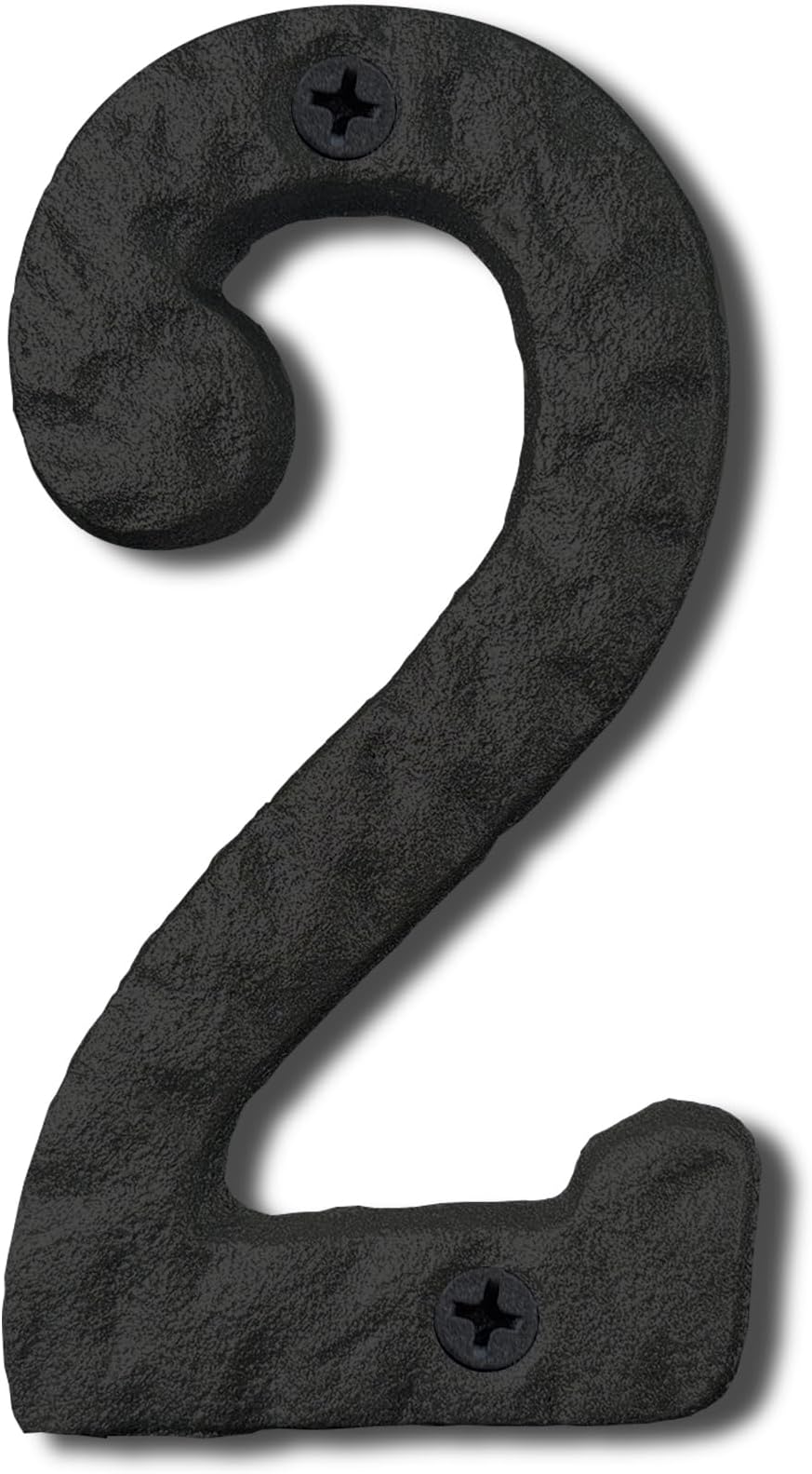 Amazon.com: Cobata 4 inch Cast Iron Mailbox Numbers - Screw In & Hammer ...