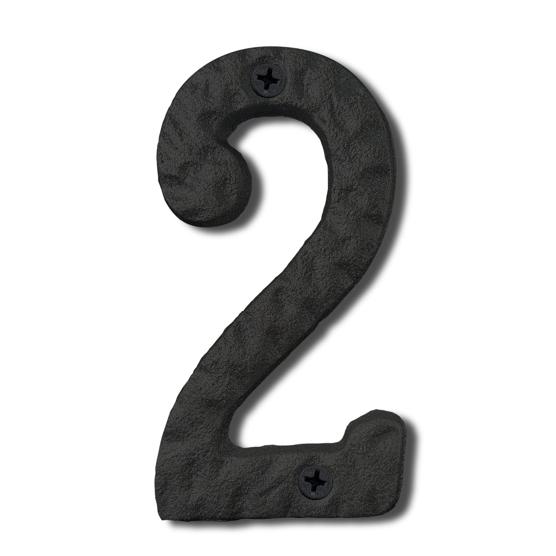 Amazon.com : Cobata 4 inch Cast Iron Mailbox Numbers - Screw In ...