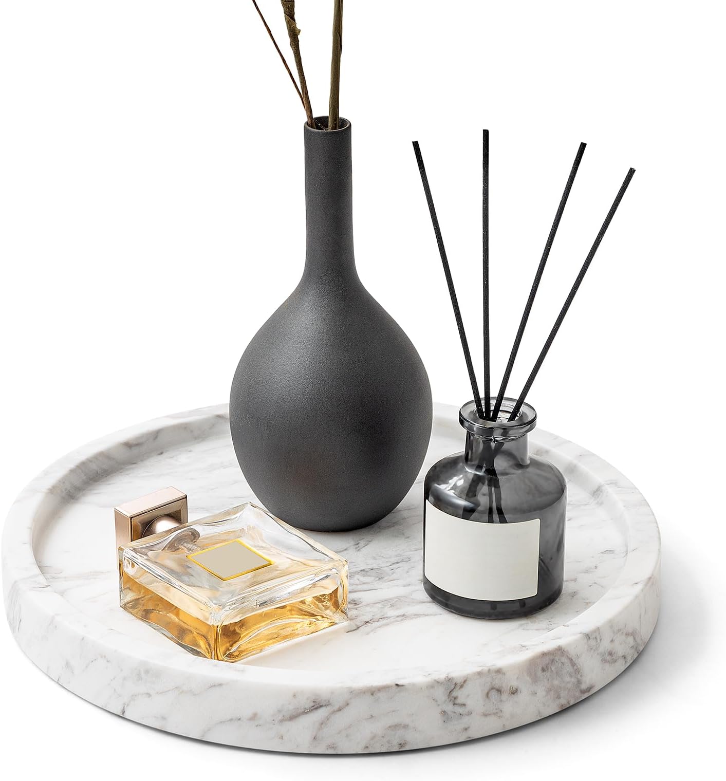 Amazon.com: MyGift Modern Gray Concrete Hexagonal Decorative Display ...