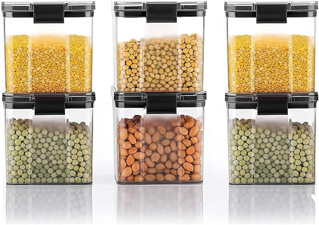 Buy KWER 1200ml Air Tight Container Set For Kitchen Set For Home ...