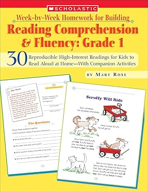 Week-by-Week Homework for Building Reading Comprehension & Fluency ...