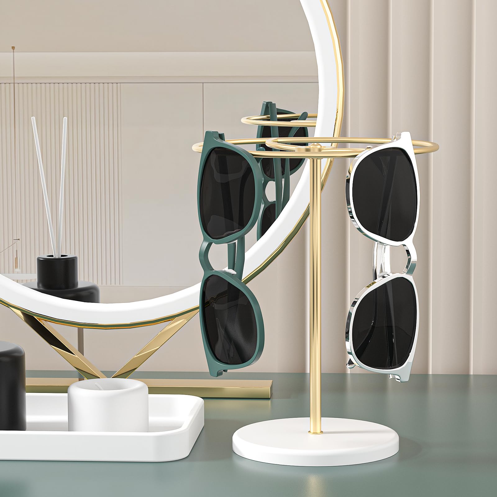 Snapklik.com : Coward 360 Rotating Sunglasses Organizer Stand, Sunglass ...