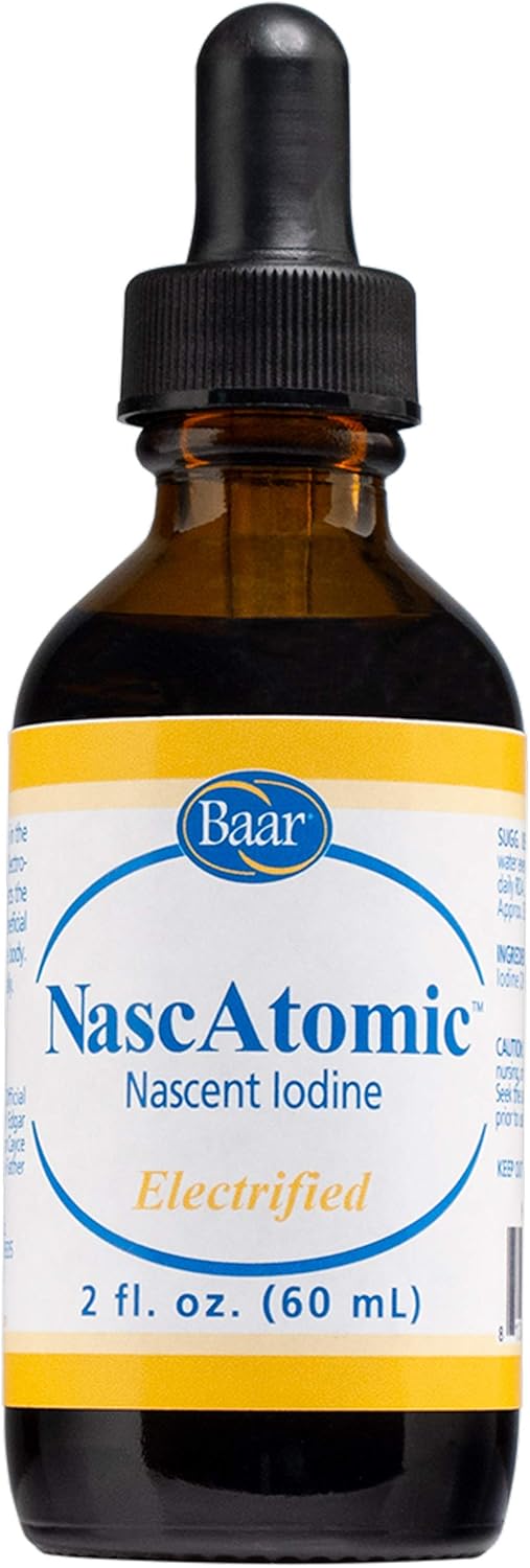 Amazon.com: BAAR NascAtomic Electrified Nascent Iodine Liquid Drops ...