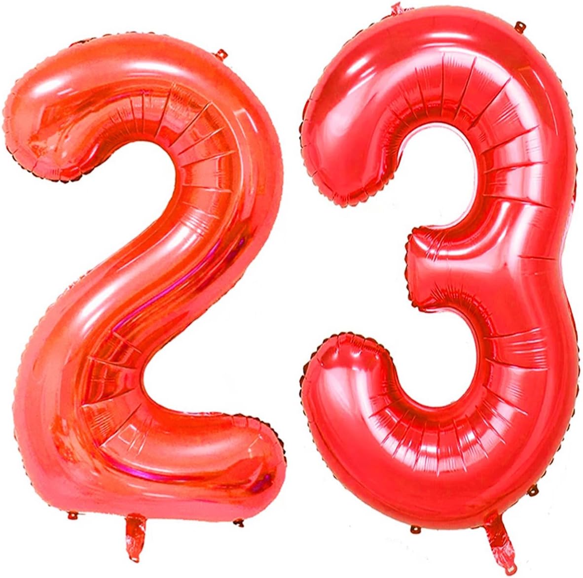 Amazon.com: 40inch Red Foil 23 Helium Jumbo Digital Number Balloons ...