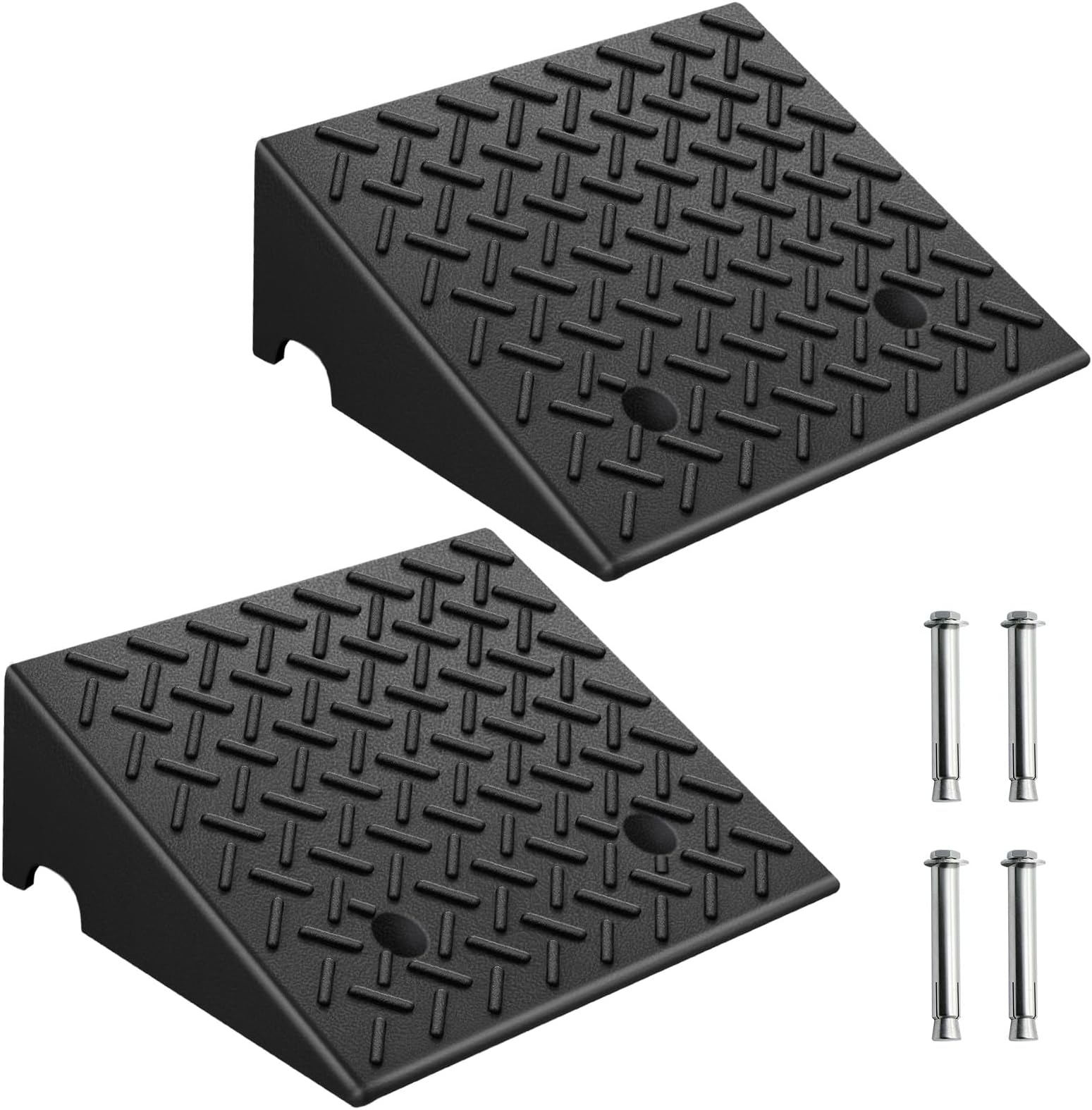 Amazon.com: MIVDE 2PCS Car Ramps, 5Inch Driveway Curb Ramps, Plastic ...