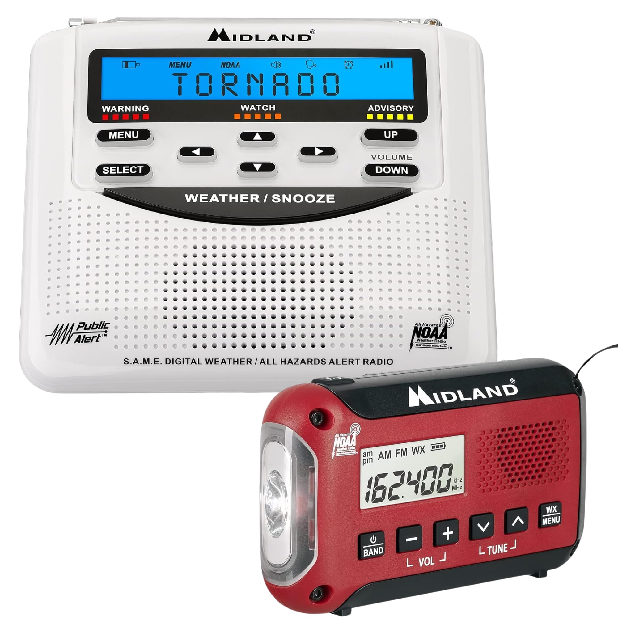 Amazon.com: Midland Home and Travel Emergency Weather Alert Radio ...