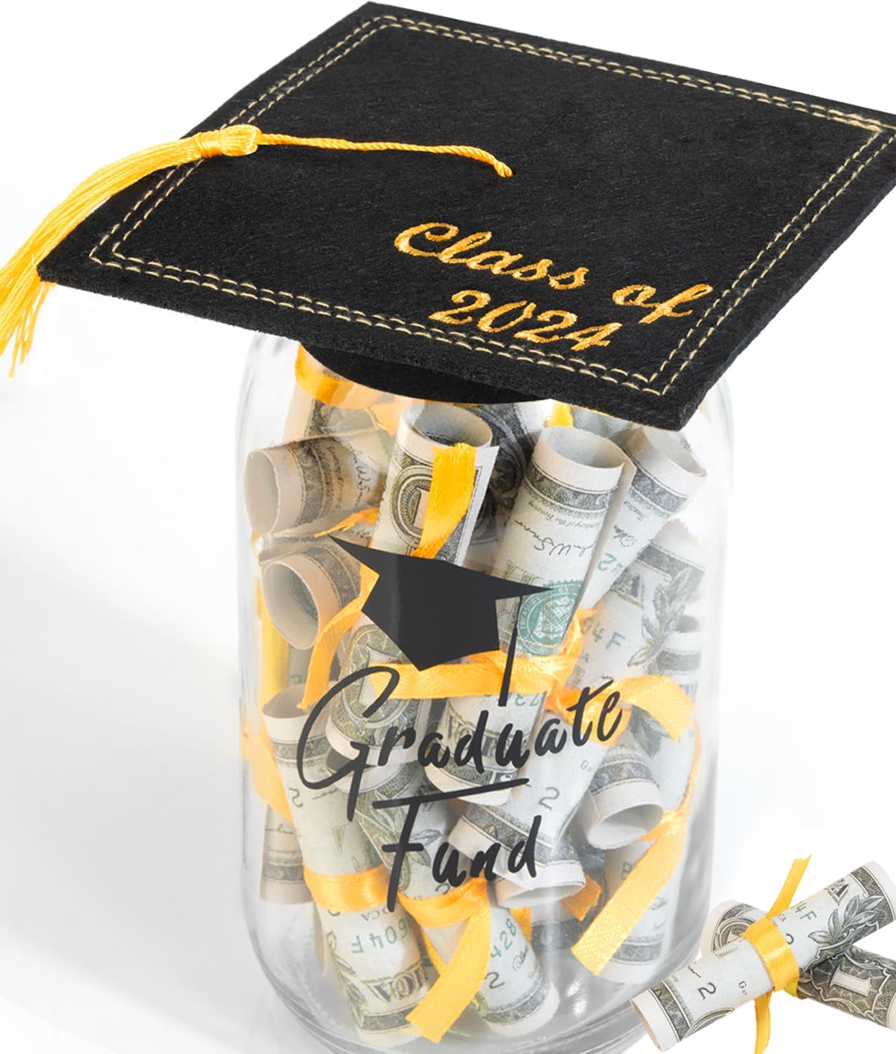 Amazon.com: Graduation Gifts 2024 - DIY Graduation Mason Jar - Filled ...