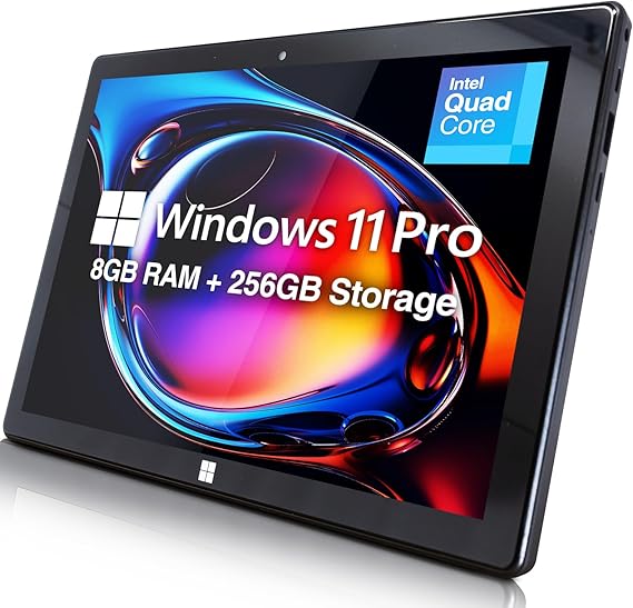 Fusion5 10" Windows 11 Tablet - Ultra Slim Windows Tablet PC - 8GB RAM ...