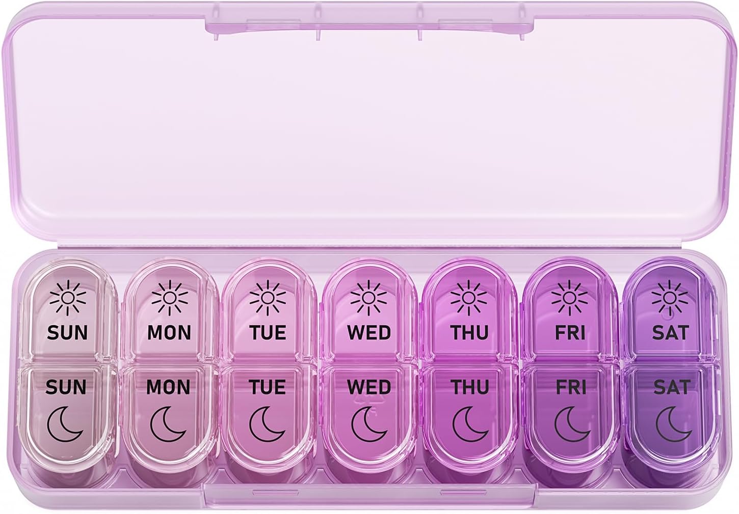 Amazon.com: Daviky Weekly Pill Organizer 2 Times a Day, 7-Day AM PM ...